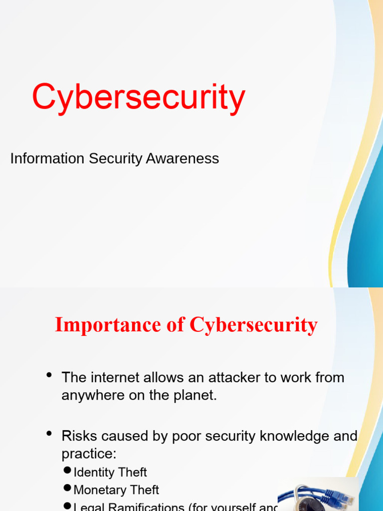 Cyber Security Awareness | PDF | Security | Computer Security