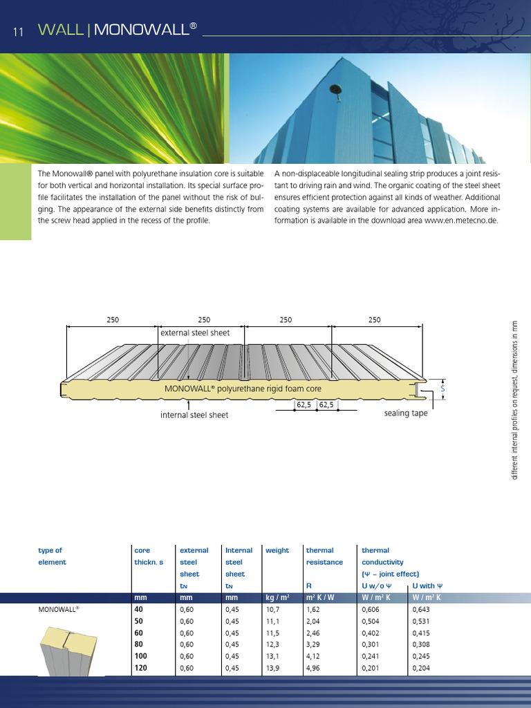 ENG Produktkatalog Monowall | PDF | Corrosion | Polyurethane