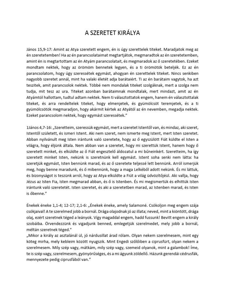 Dana Congdon: A Szeretet Királya | PDF