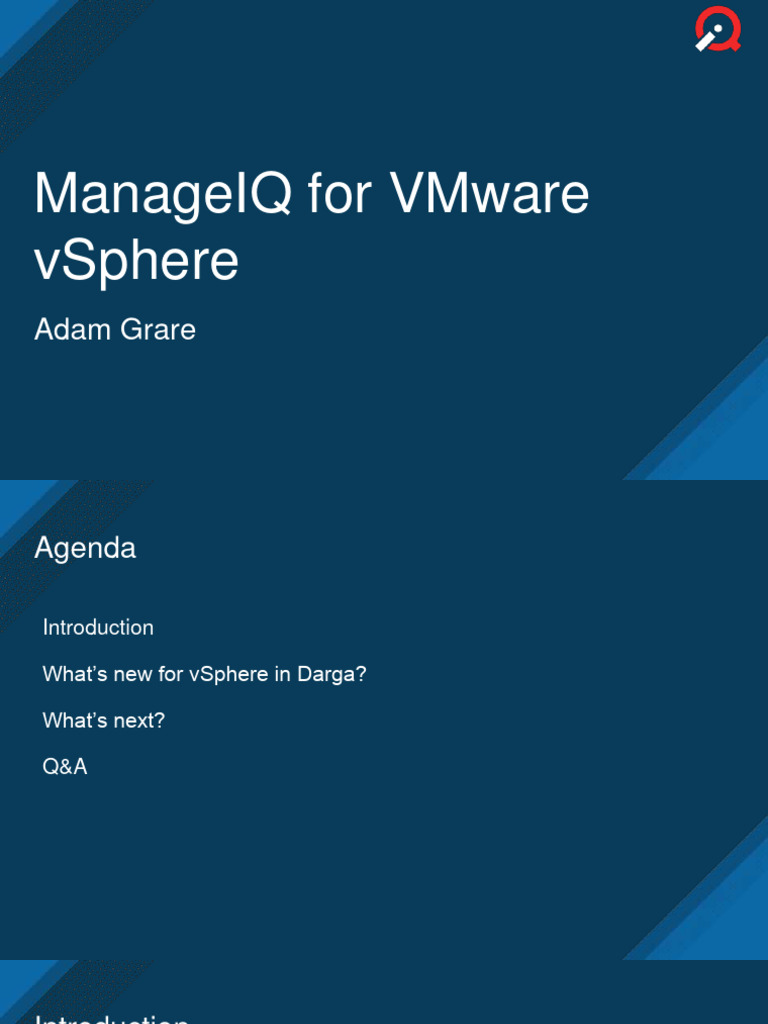 ManageVMware vSphere with ManageIQ | PDF | Virtual Machine | Computing