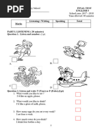 Flyers Practice Test Final | PDF