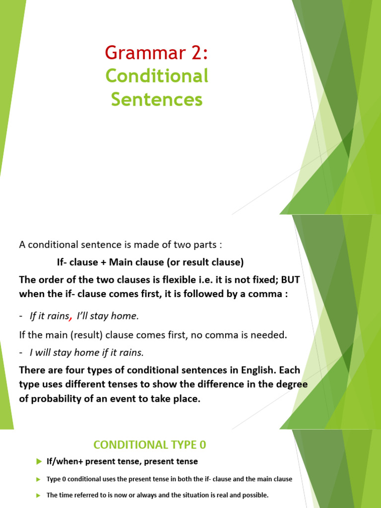 Conditional Sentences 1 | PDF | Linguistic Typology | Linguistic Morphology