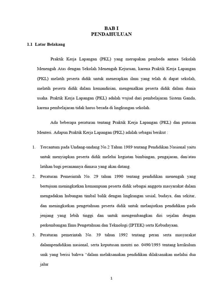 Proses Laporan PKL Dafa Ii | PDF