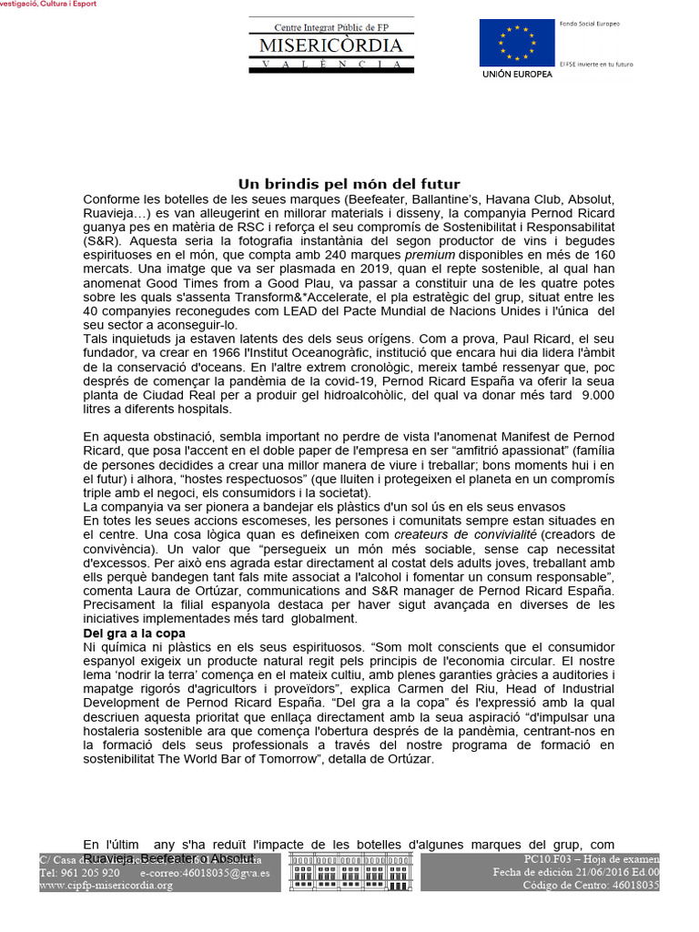 Tasca Avaluable Ud.3 | PDF