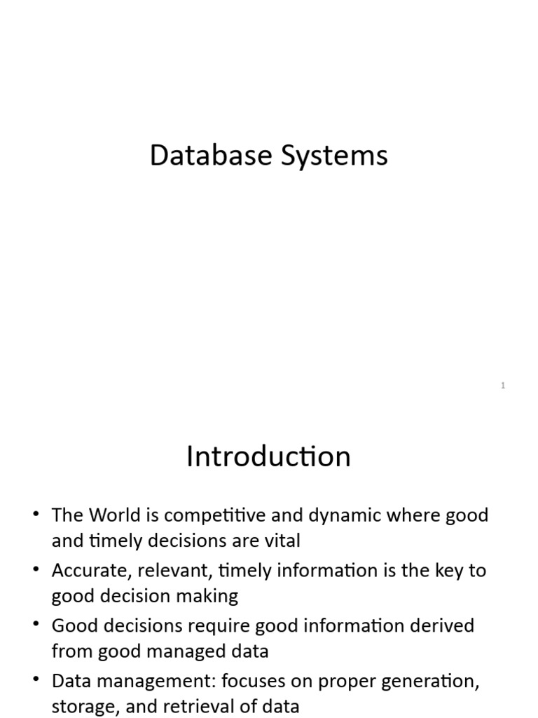 DBS Overview and DBSDLC | PDF | Databases | Data Model