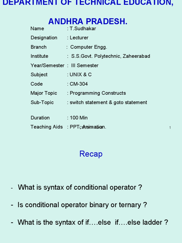 CM304 | PDF | Control Flow | Computer Engineering