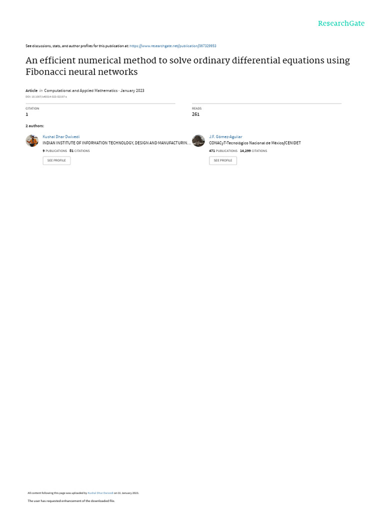 Fibonacci Nn Download Free Pdf Equations Artificial Neural Network