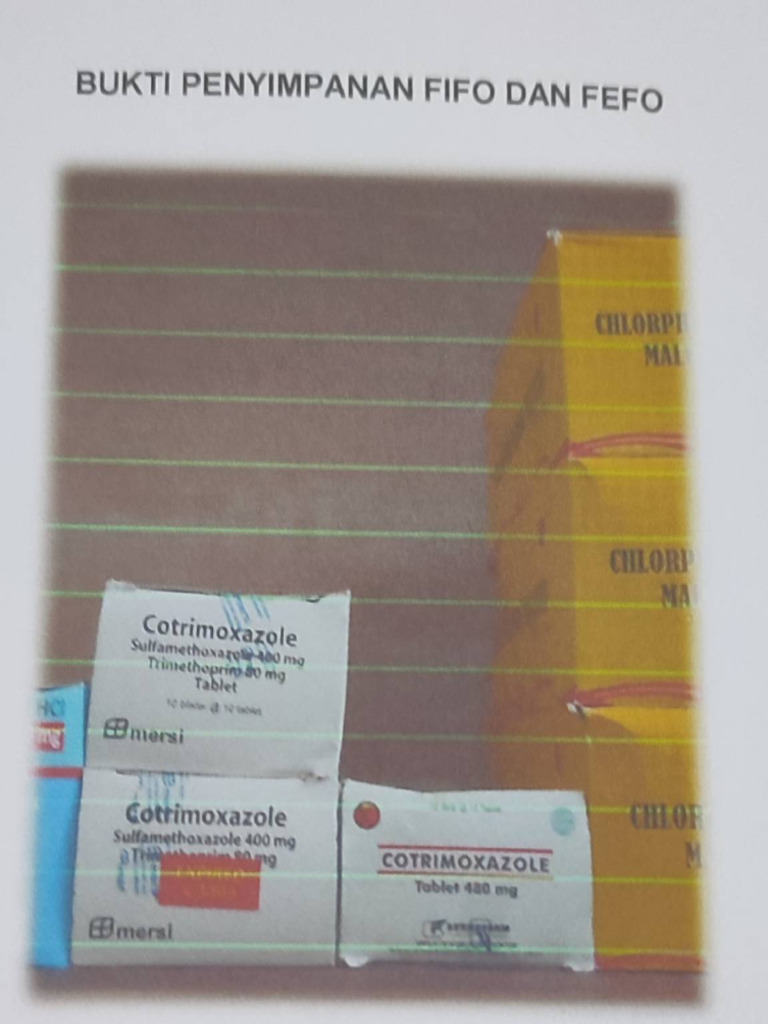 Bukti Penyimpanan Obat FIFO, FEFO | PDF