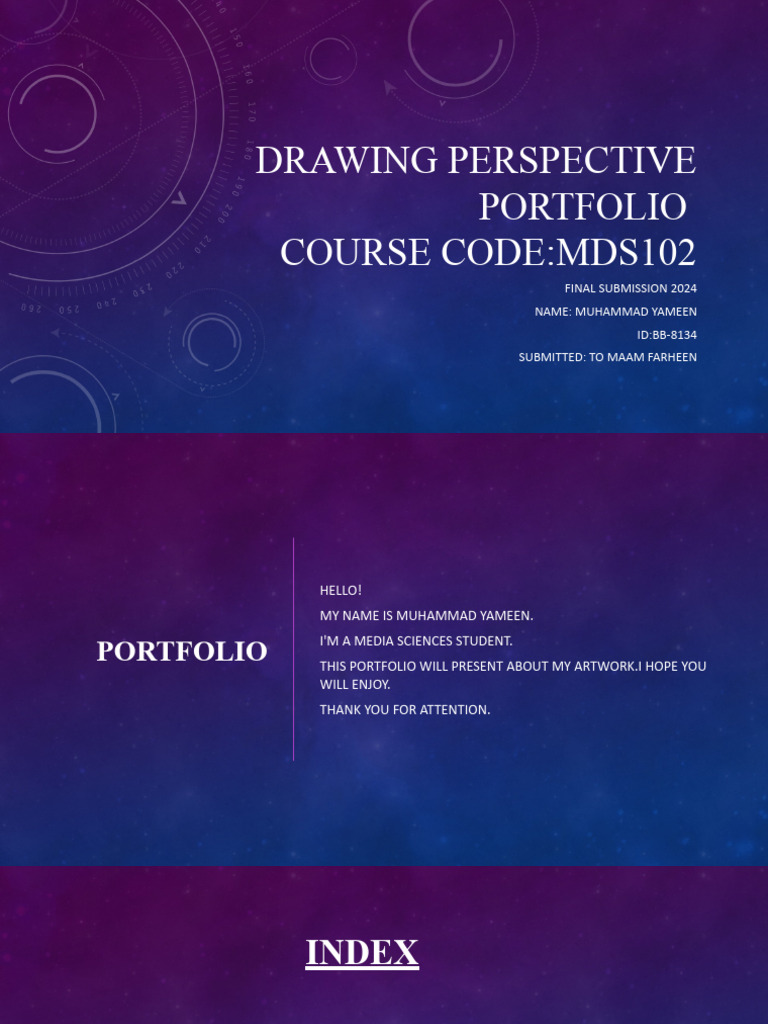 Drawing Perspective Portfolio 2024 | PDF