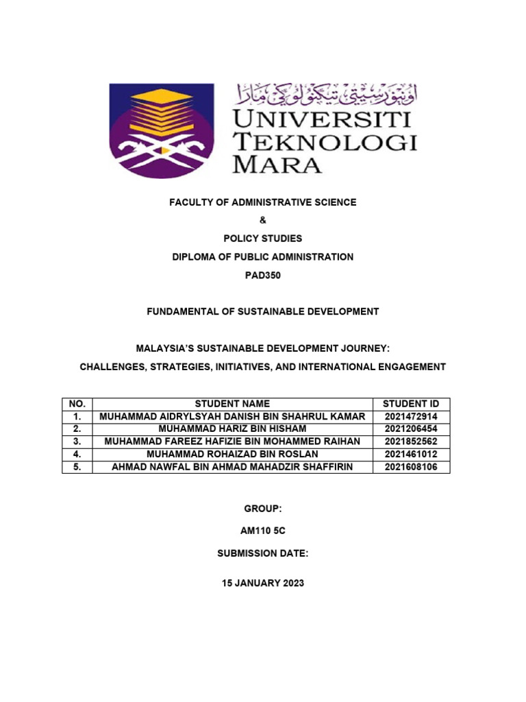 Pad350 Written Assignment Draft | PDF | Najib Razak | Malaysia