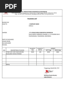 CIPL Shipping Invoice and Packing List | PDF