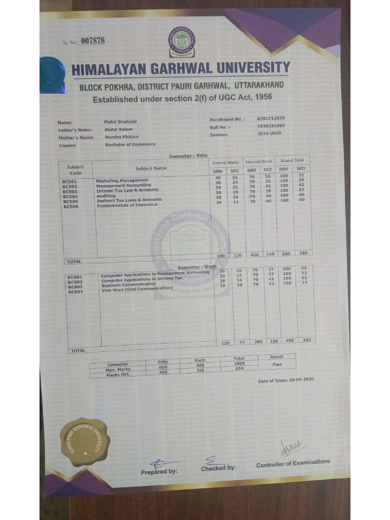 Maharaja Agrasen Himalayan Garhwal University 2 | PDF