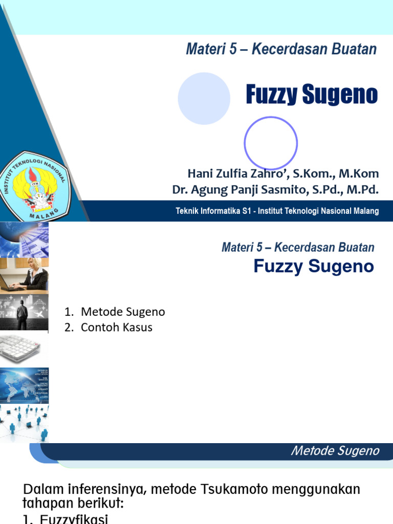 AI 05 - Fuzzy Sugeno | PDF | Metode & Bahan Ajar