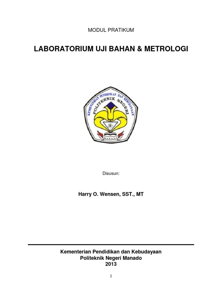 Modul Laboratorium Uji Bahan | PDF