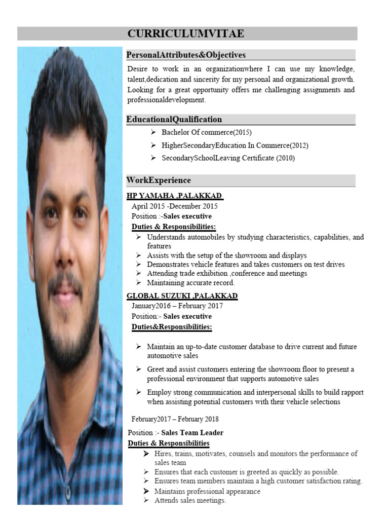 Shijith Resume 1 | PDF | Organizational Behavior | Social Psychology