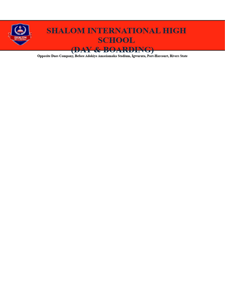 shalom letterhead | PDF