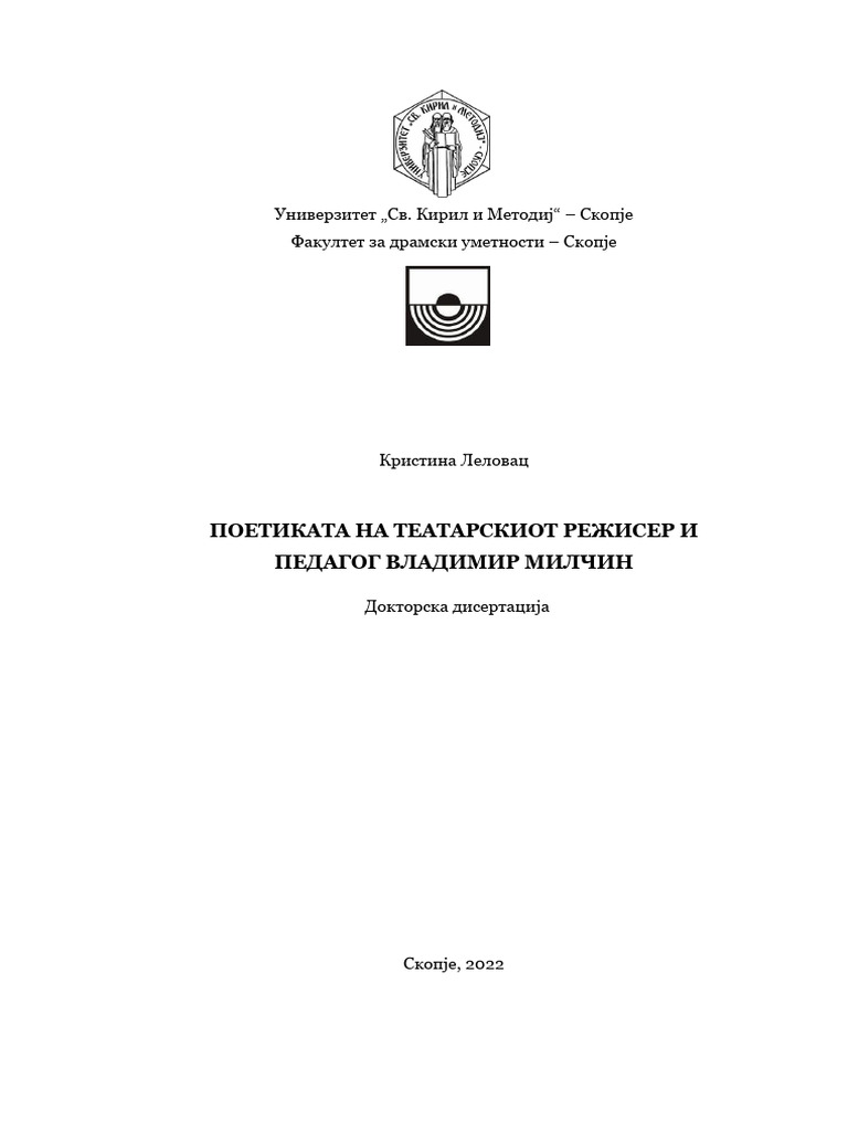 FDU DokDis KristinaLelovac | PDF