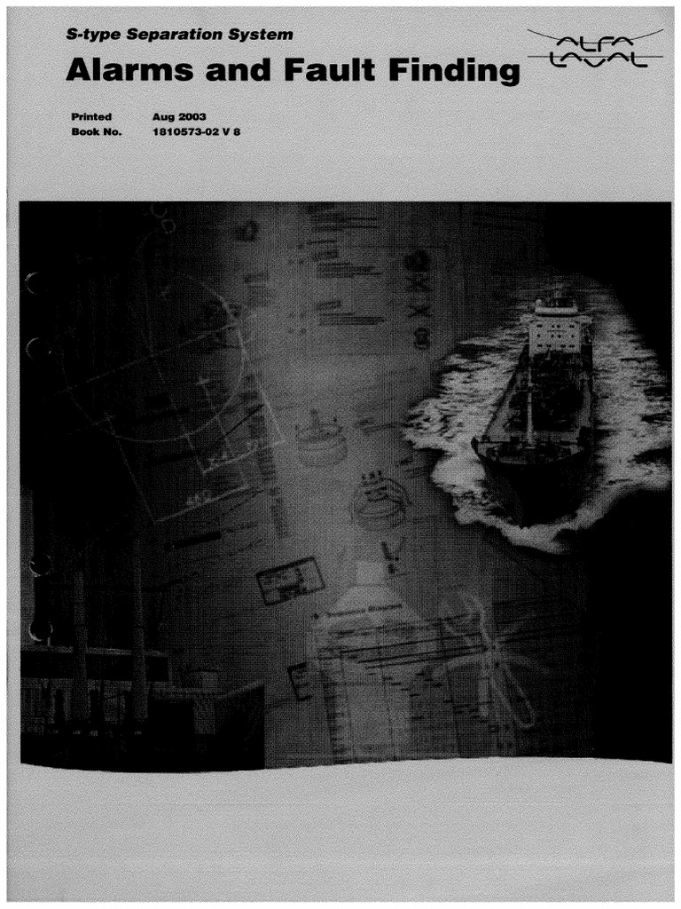 Alfalaval S-Type Separation System Alarms and Fault Finding | Download ...