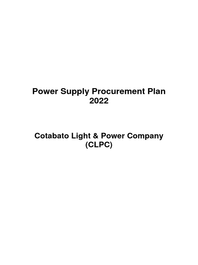 Cotabato-Light-2022-2031-PSPP-Grid (2) | PDF | Power (Physics ...