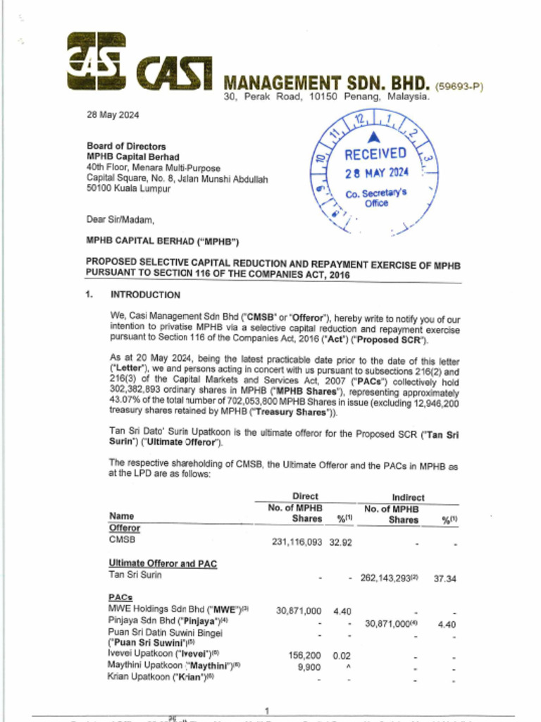 SCR Offer Letter | PDF