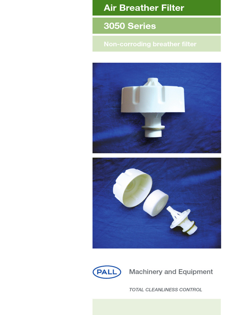 Pall 3050 Series Breather | PDF | Filtration | Pressure Measurement