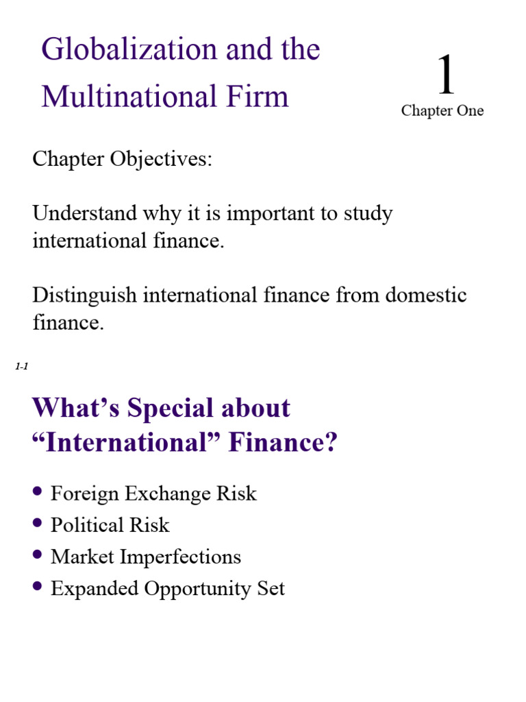 Ch1 Mba | PDF | Euro | Multinational Corporation