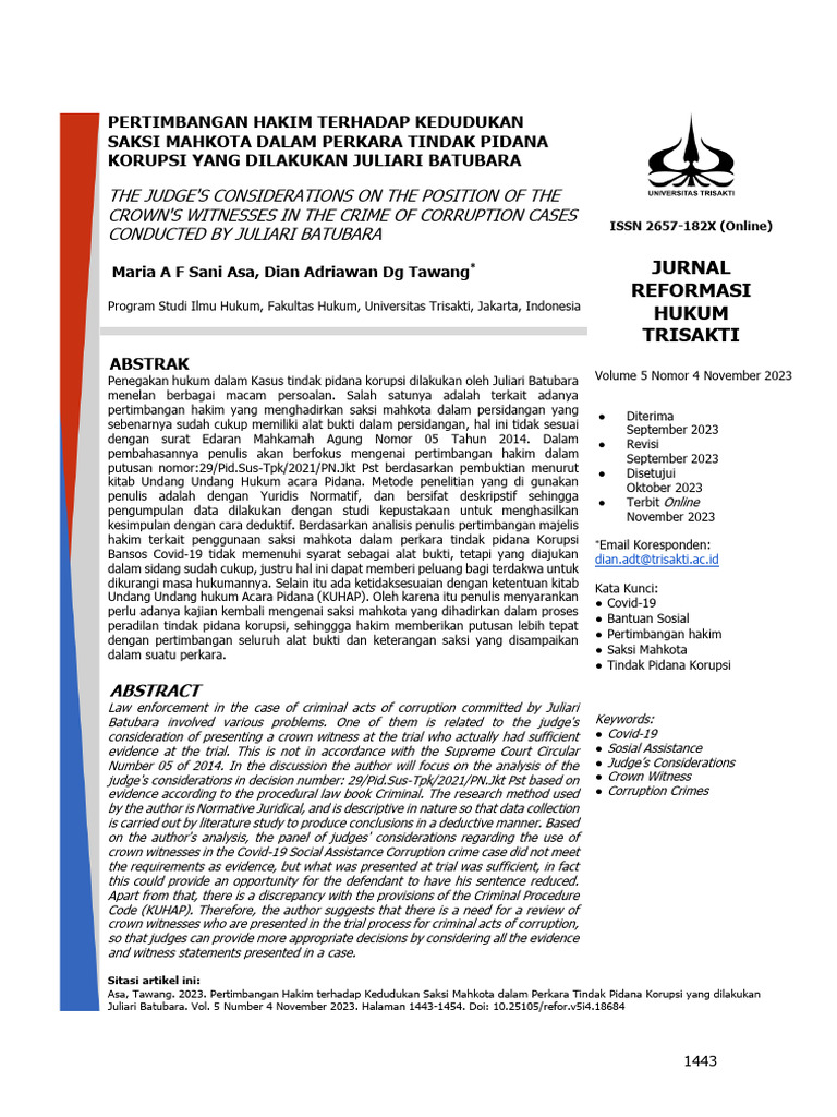 8 Maria+A+F+Sani+Asa | PDF | Hukum