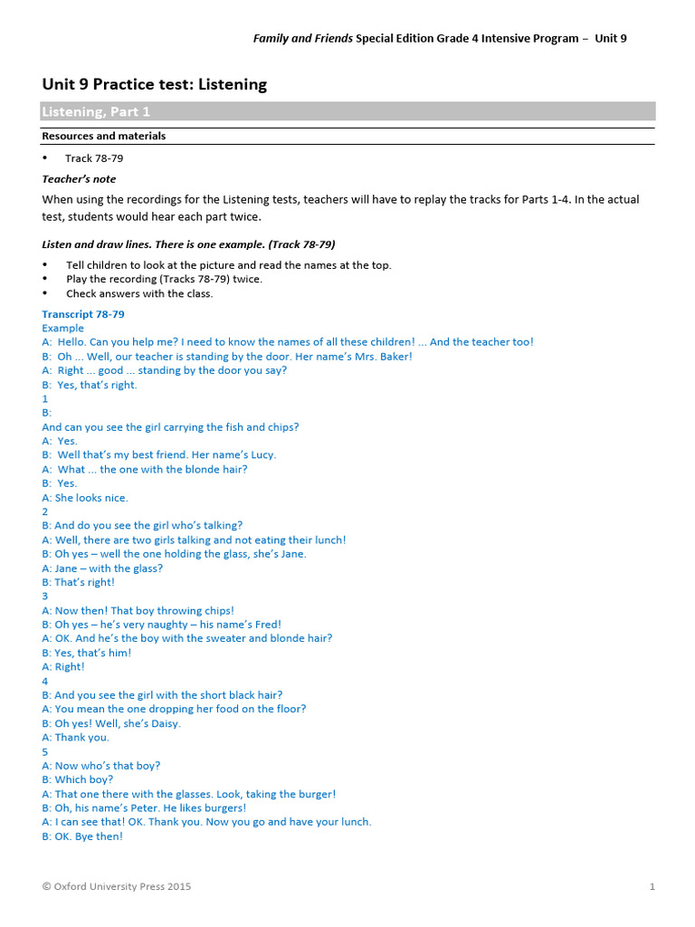 G4 Intensive LessonPlan Unit9 | PDF | Adverb | Adjective