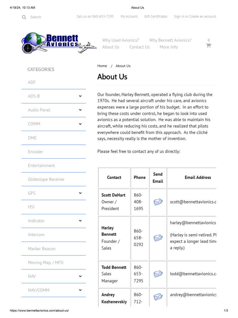About Us | Download Free PDF | Avionics | Aerospace