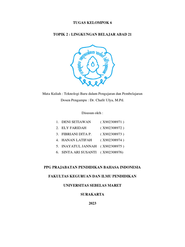 SEL.03.2-T2-4 Ruang Kolaborasi TBPP Kel. 6 | PDF | Karier & Perkembangan