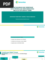 Panduan Registrasi Satu Sehat SDMK | PDF