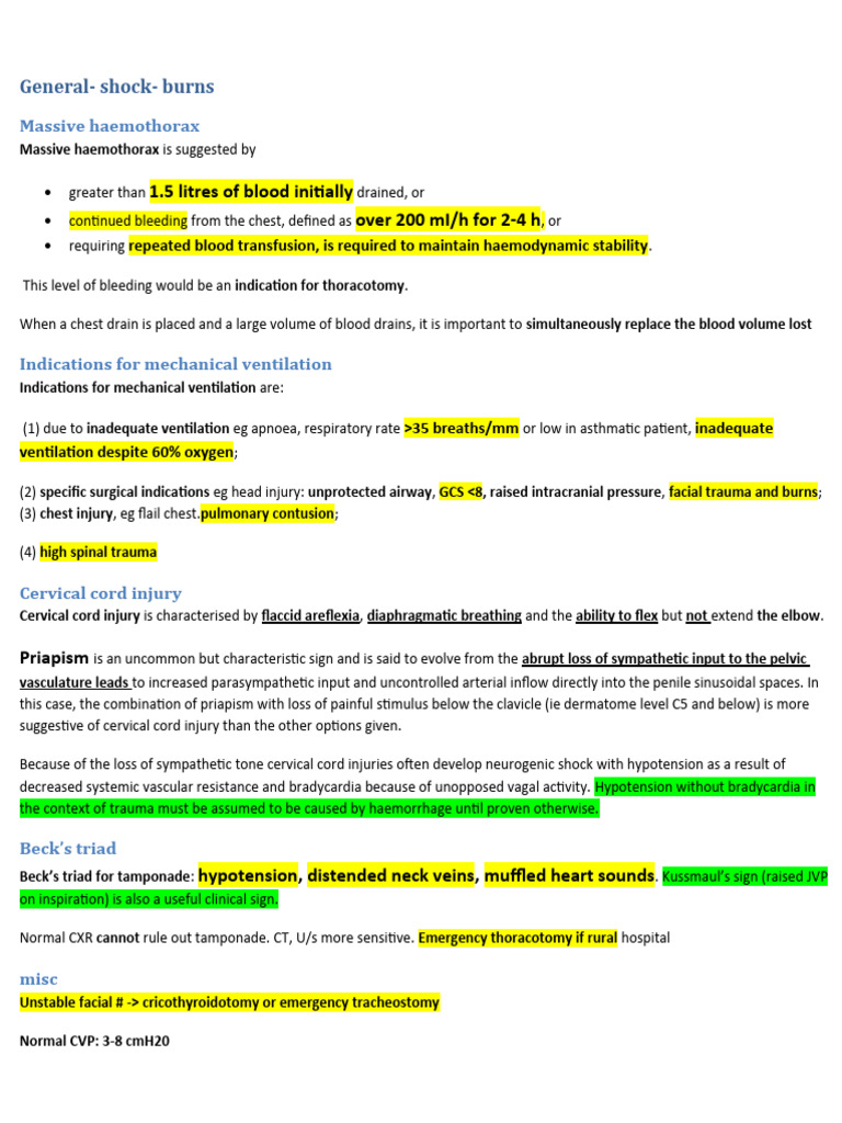 Pastest_Trauma.docx · Version 1 | PDF | Knee | Burn