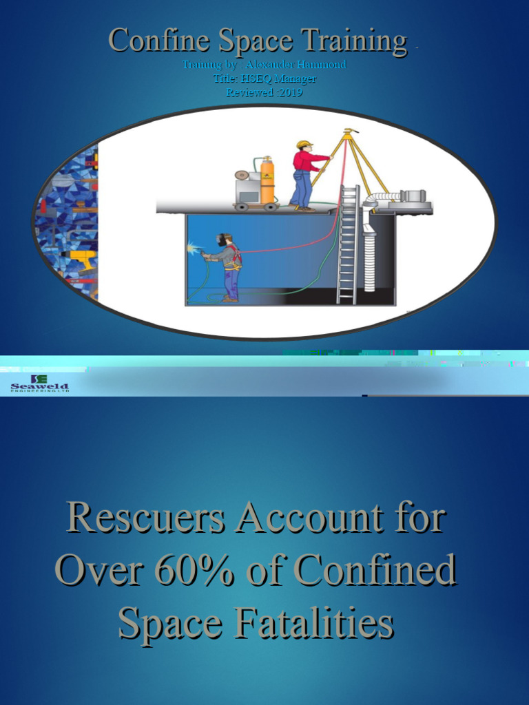 Confined Space Training.ppt Updated | PDF | Hazards | Workplace