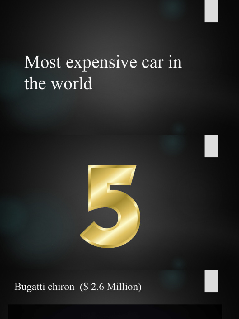Top 5 Most Expensive Cars 2023 | PDF
