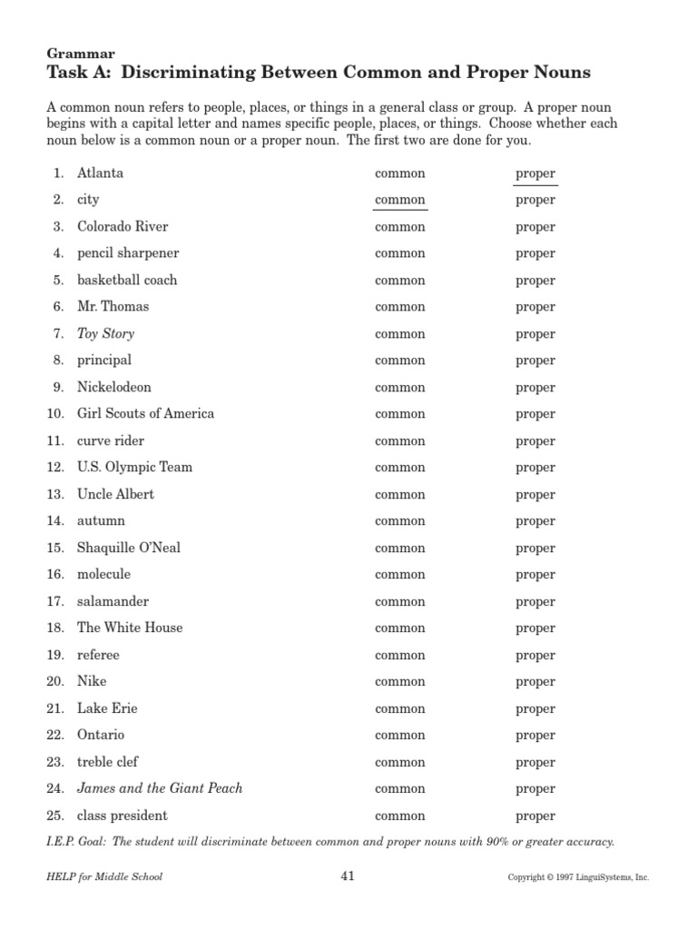 HELP For Middle School Grammar | PDF | Plural | Verb