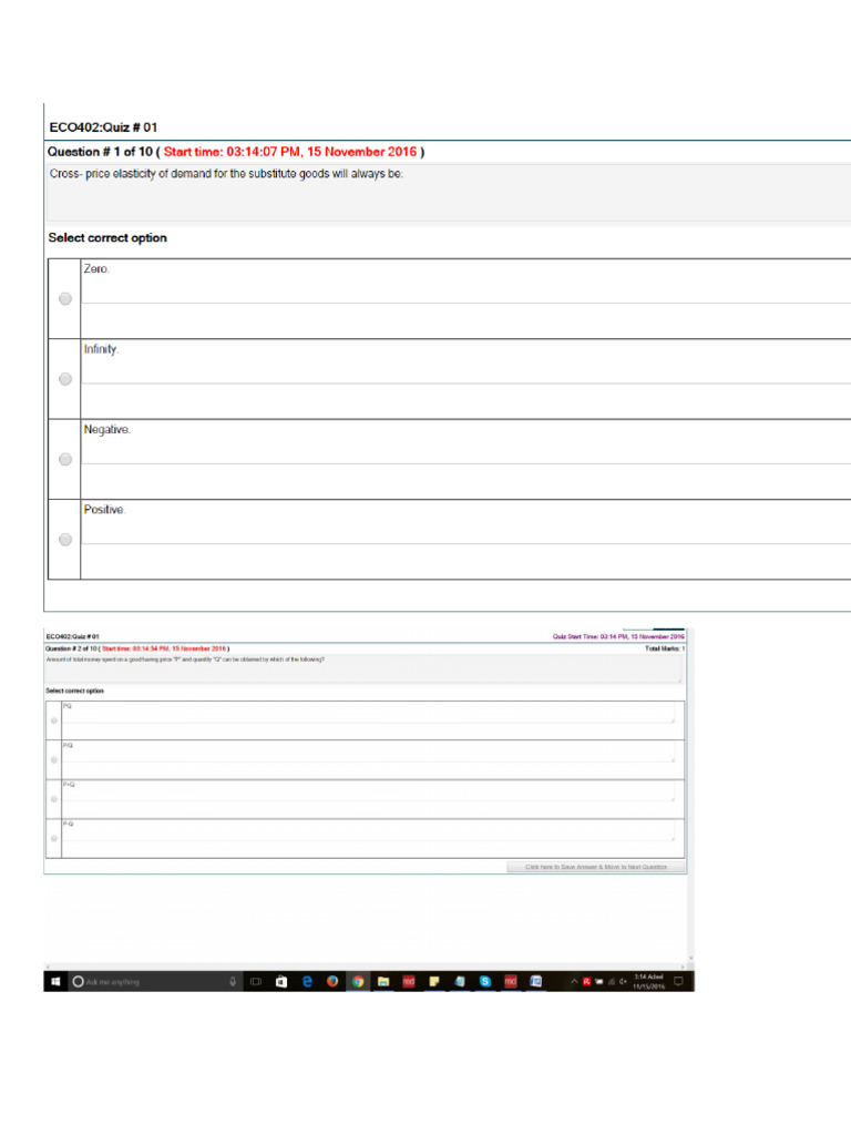 ECO402-Unsolved-Quiz-No-1-1 | PDF