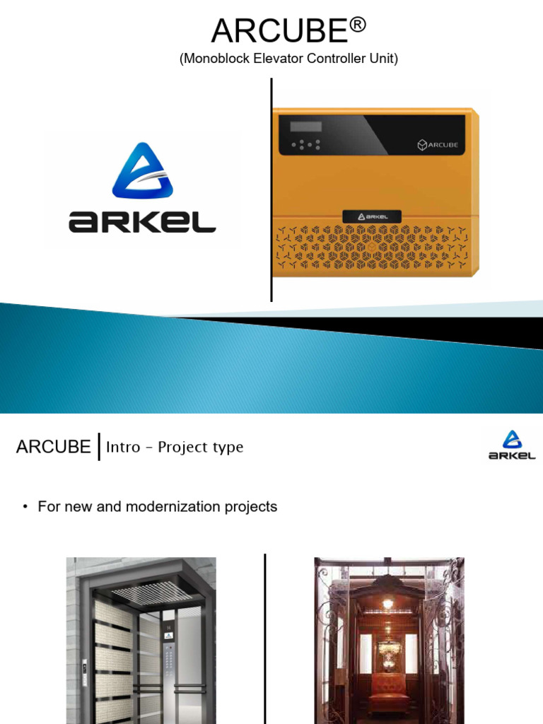 ARCUBE Training Hardware | PDF | Relay | Elevator