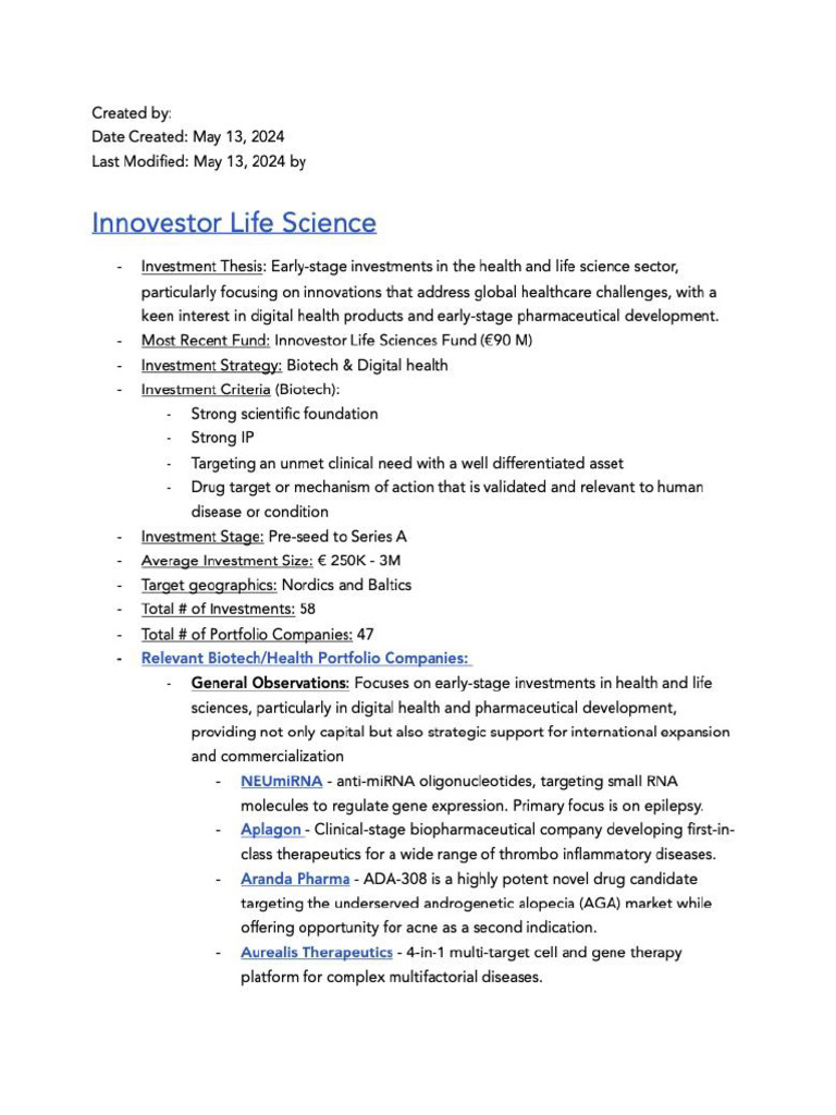 Investors Brief | PDF