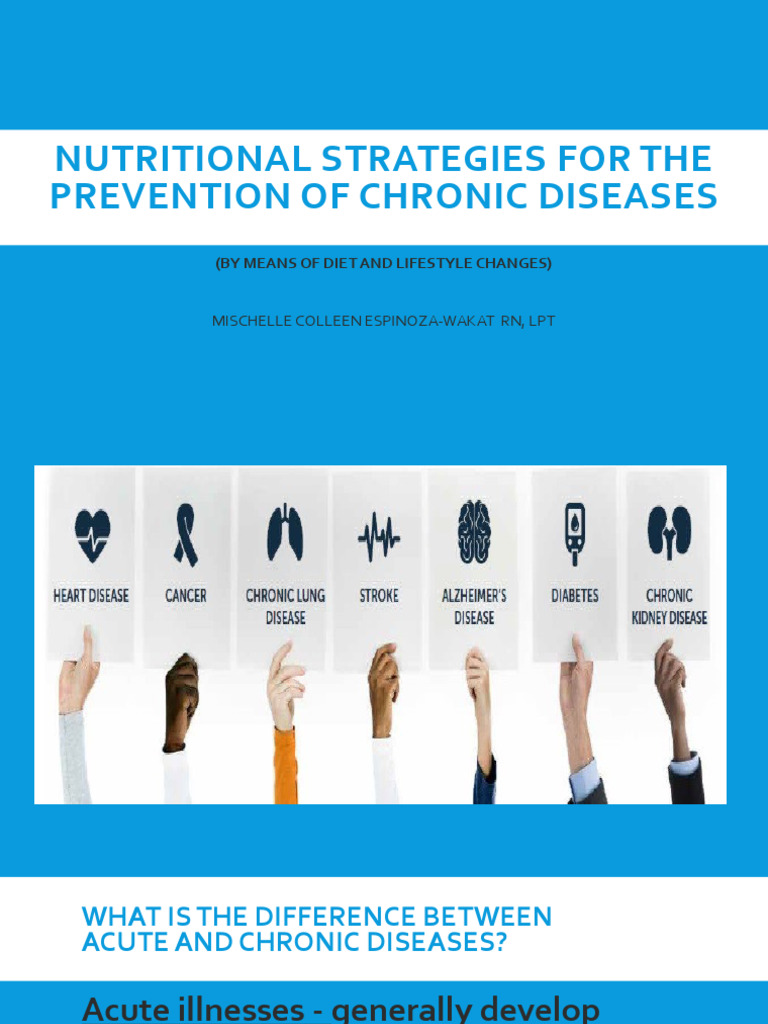 Preventing Chronic Diseases with Nutrition | PDF | Chronic Condition ...