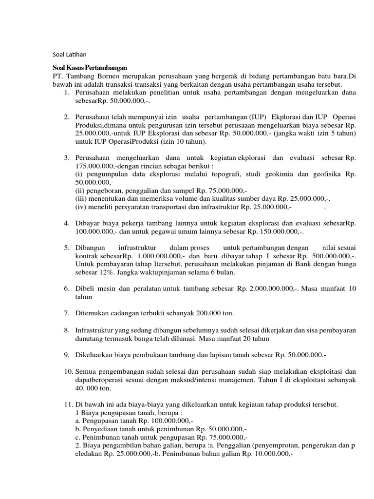 Soal Latihan PPT 1 | PDF