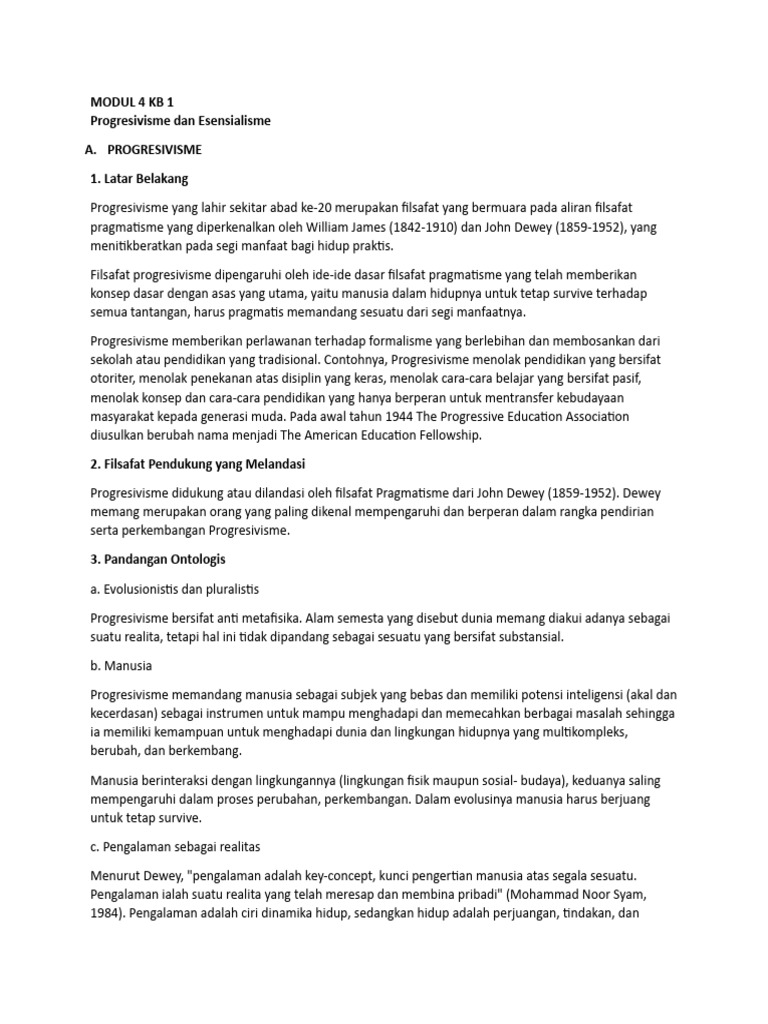 Modul 4 KB 1 | PDF | Karier & Perkembangan | Sains & Matematika