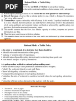 Rational Comprehensive Model Overview | PDF | Intelligence Analysis ...