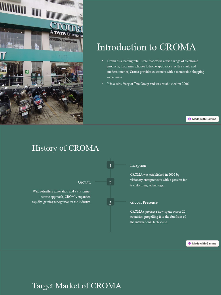 CROMA | PDF | Retail | Brand
