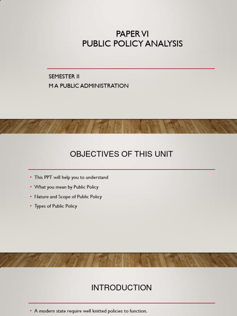 TYPES OF POLICY | PDF | Policy | Welfare