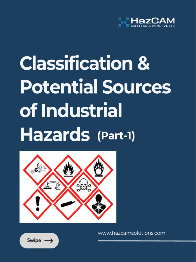 Classification&Potential Sources of Industrial Hazards | PDF