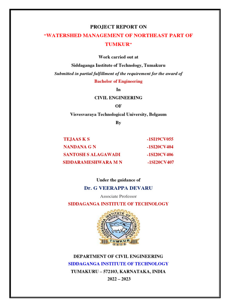 Major Project FRONT PG | PDF | Geographic Information System | Topography