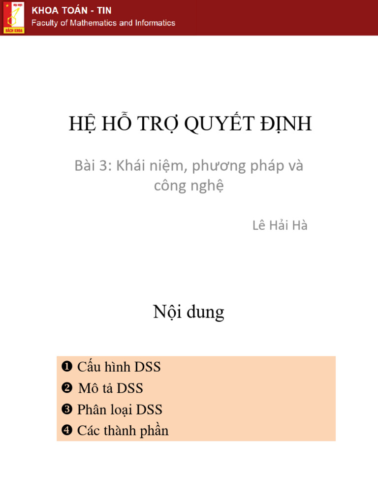 DSS03 DSS VN | PDF