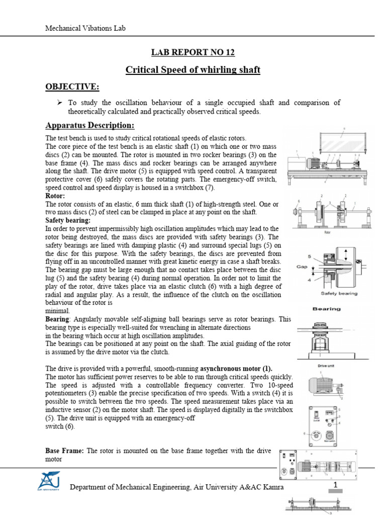 Lab Report No 12 | PDF | Oscillation | Turbine