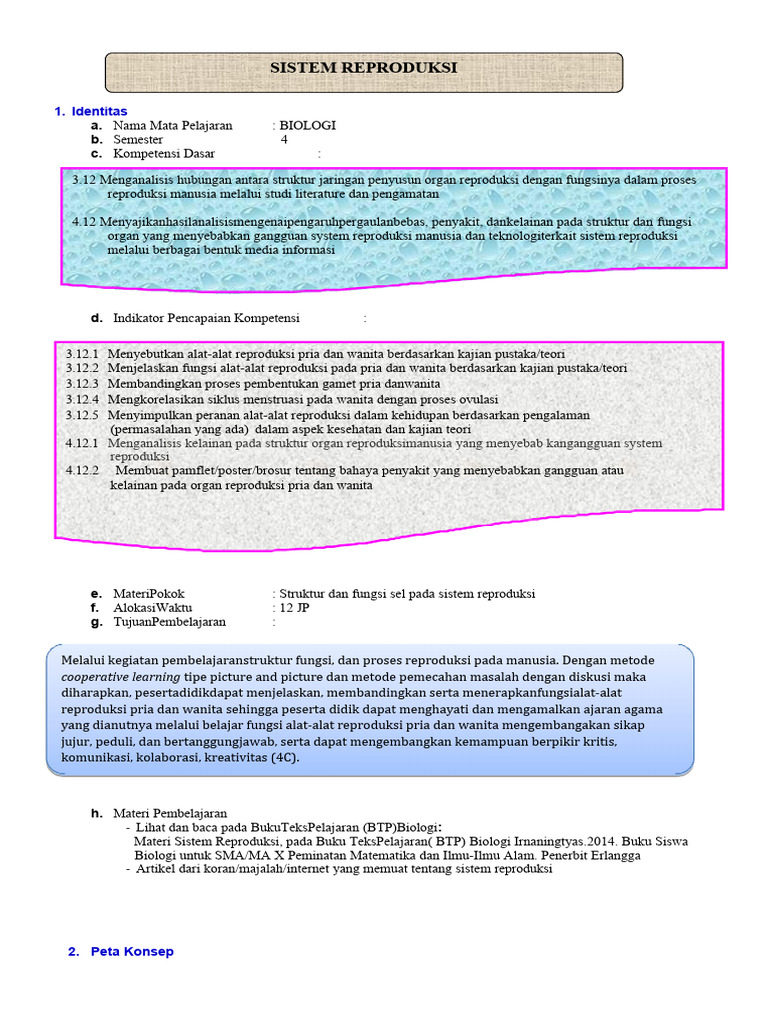 LKPD Sist Reproduksi Manusia | PDF