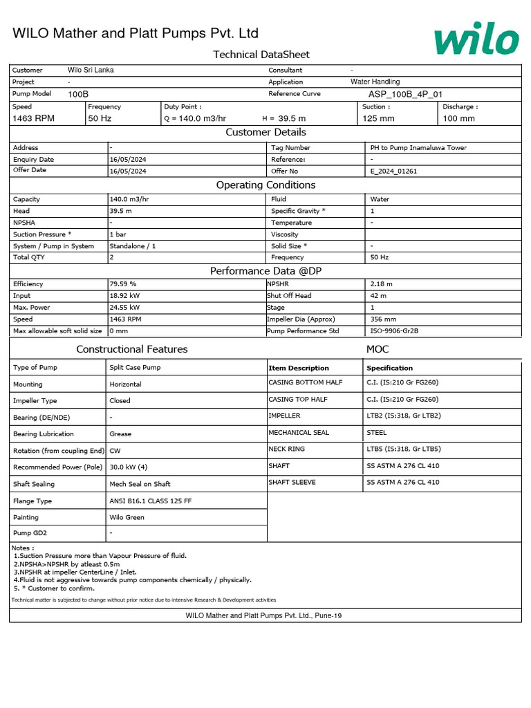 Pump Tag - 2 | PDF | Pump | Dynamics (Mechanics)